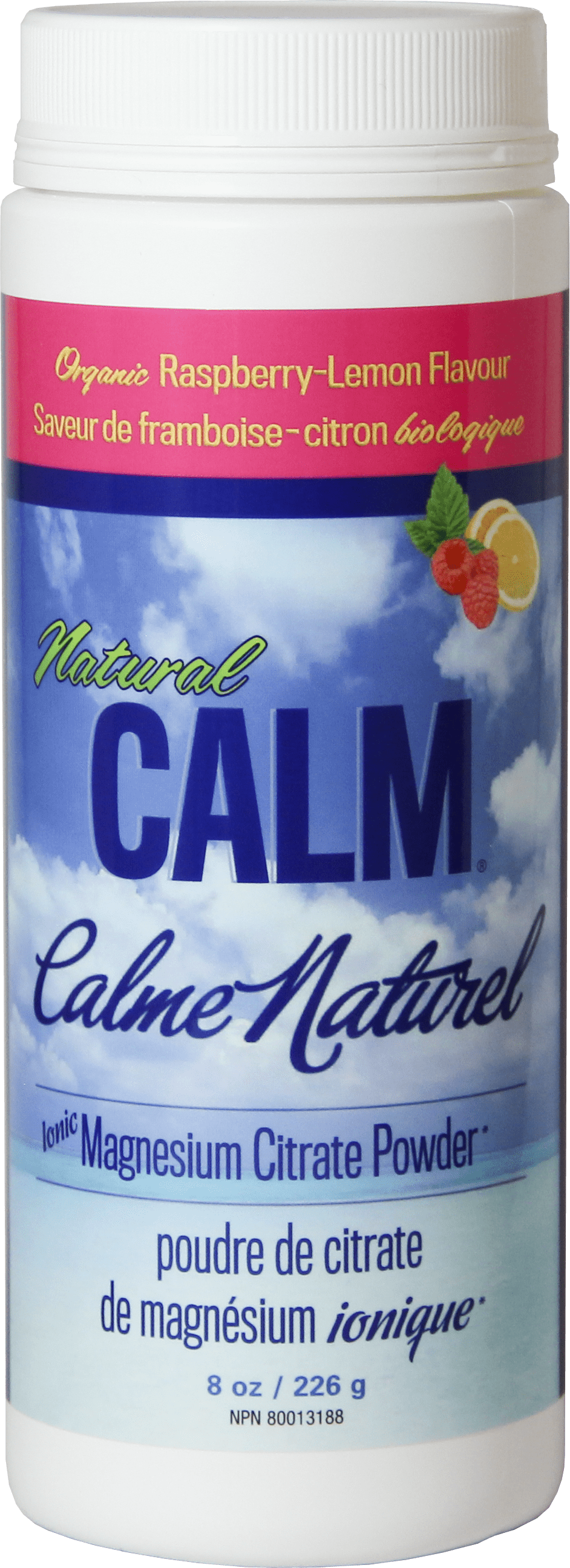 Buy Natural Calm Natural Calm, Raspberry Lemon, 226 g at Healtha.ca