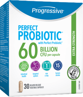 Progressive Perfect Probiotic Extra Strength 60 Billion CFU 30 Capsule